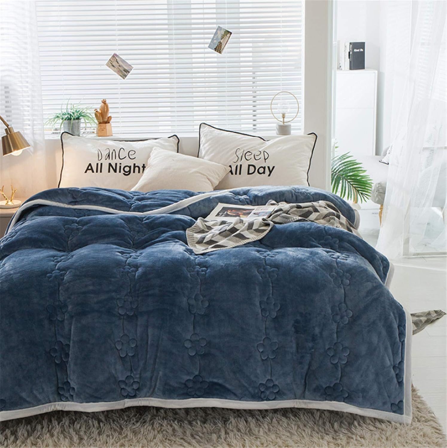 Winter Quilt Thicken Lamb Flannel Blanket Winter Flannel Blanket Heavy