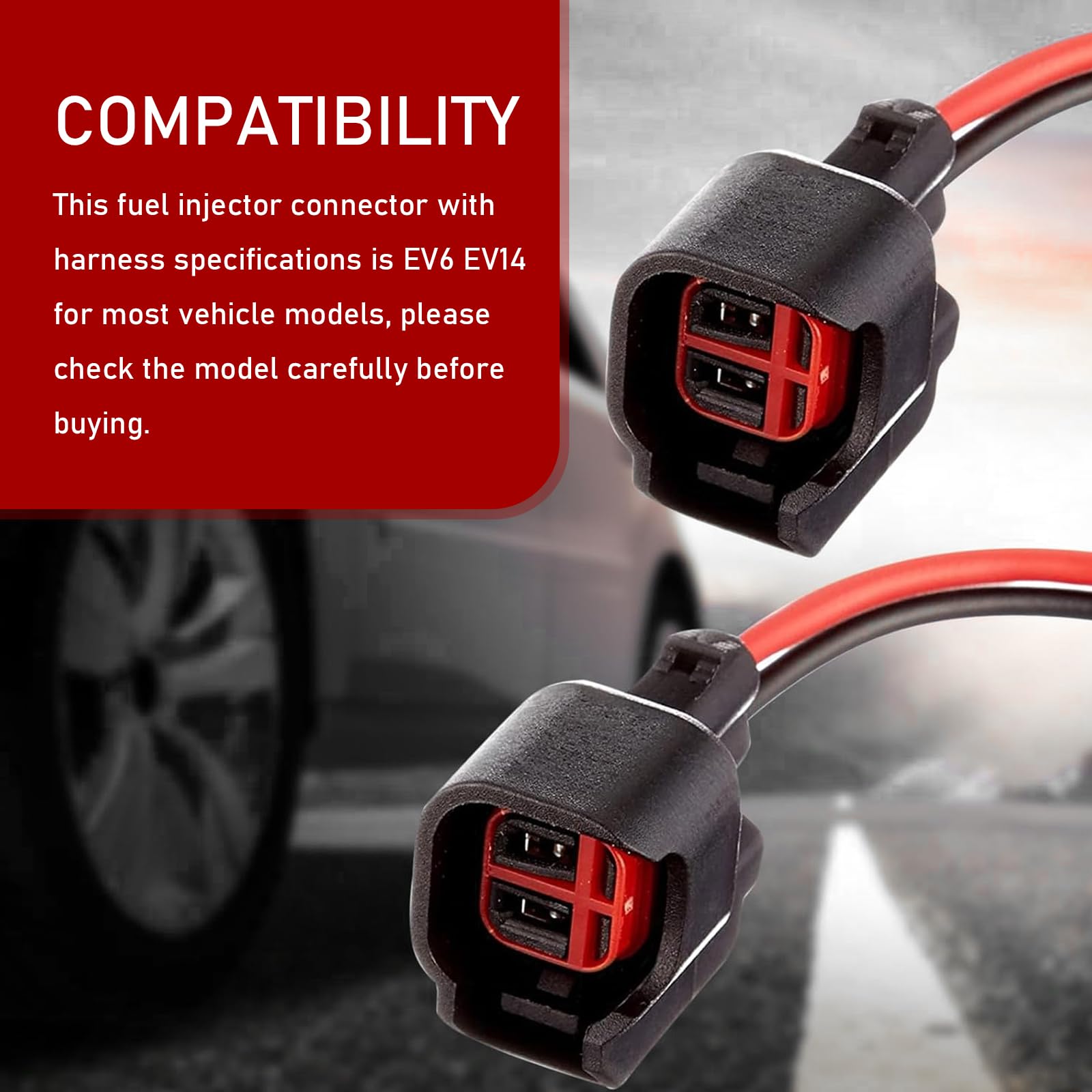 Mua 1 PC EV6 EV14 Car Injector Connector Plug Wire Replacement ...
