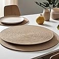 Amazon.com: Generic Summer Vibes Round Placemats Set of 2 - Woven ...
