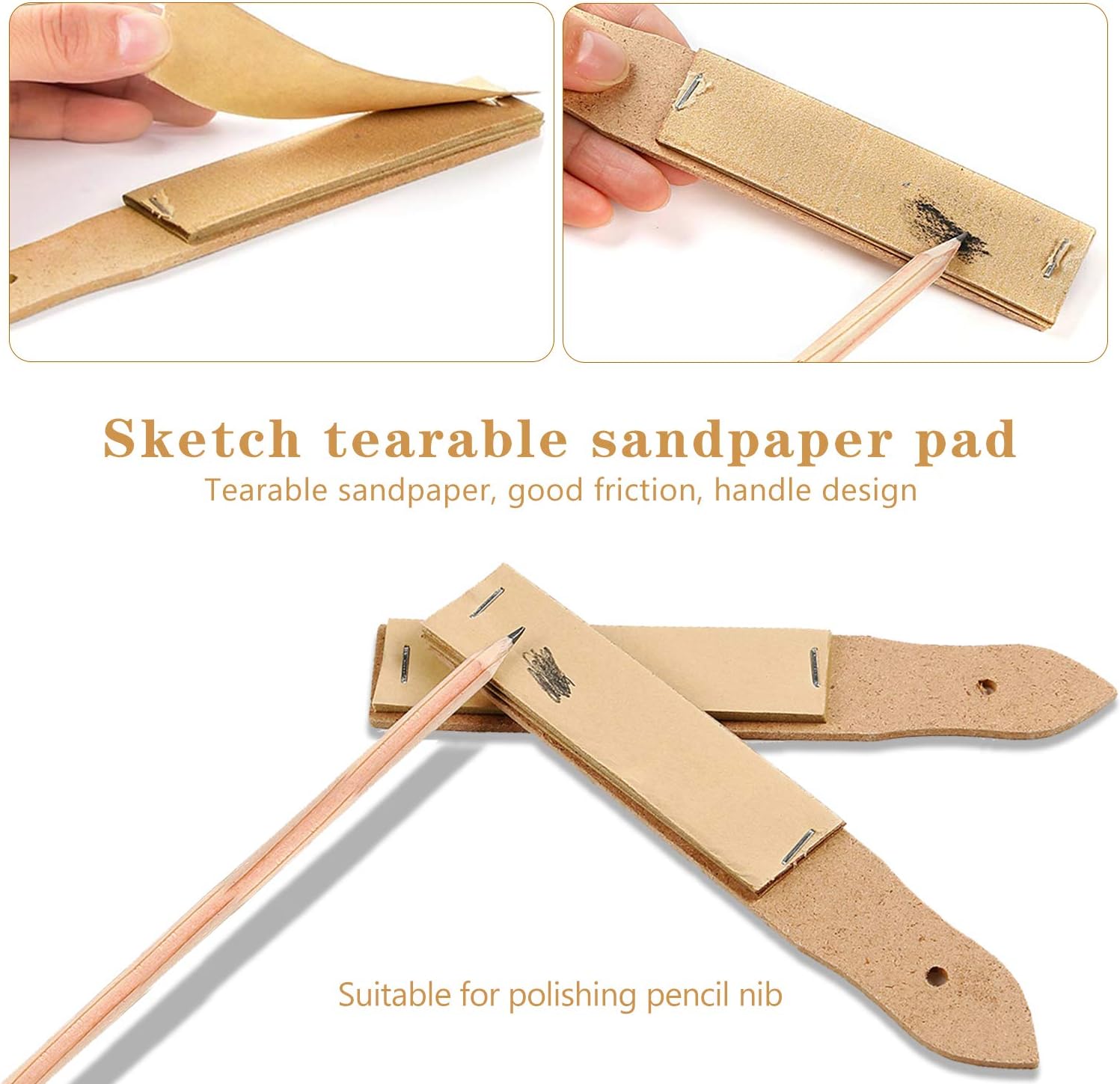 SANTOO 8 in 1 Drawing Sketch Blending Stumps Paper and Tortillons Set ...