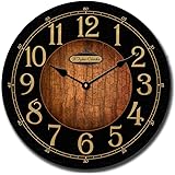 Amazon.com: Carolina Blue Wall Clock | Ultra Quiet Quartz Mechanism ...