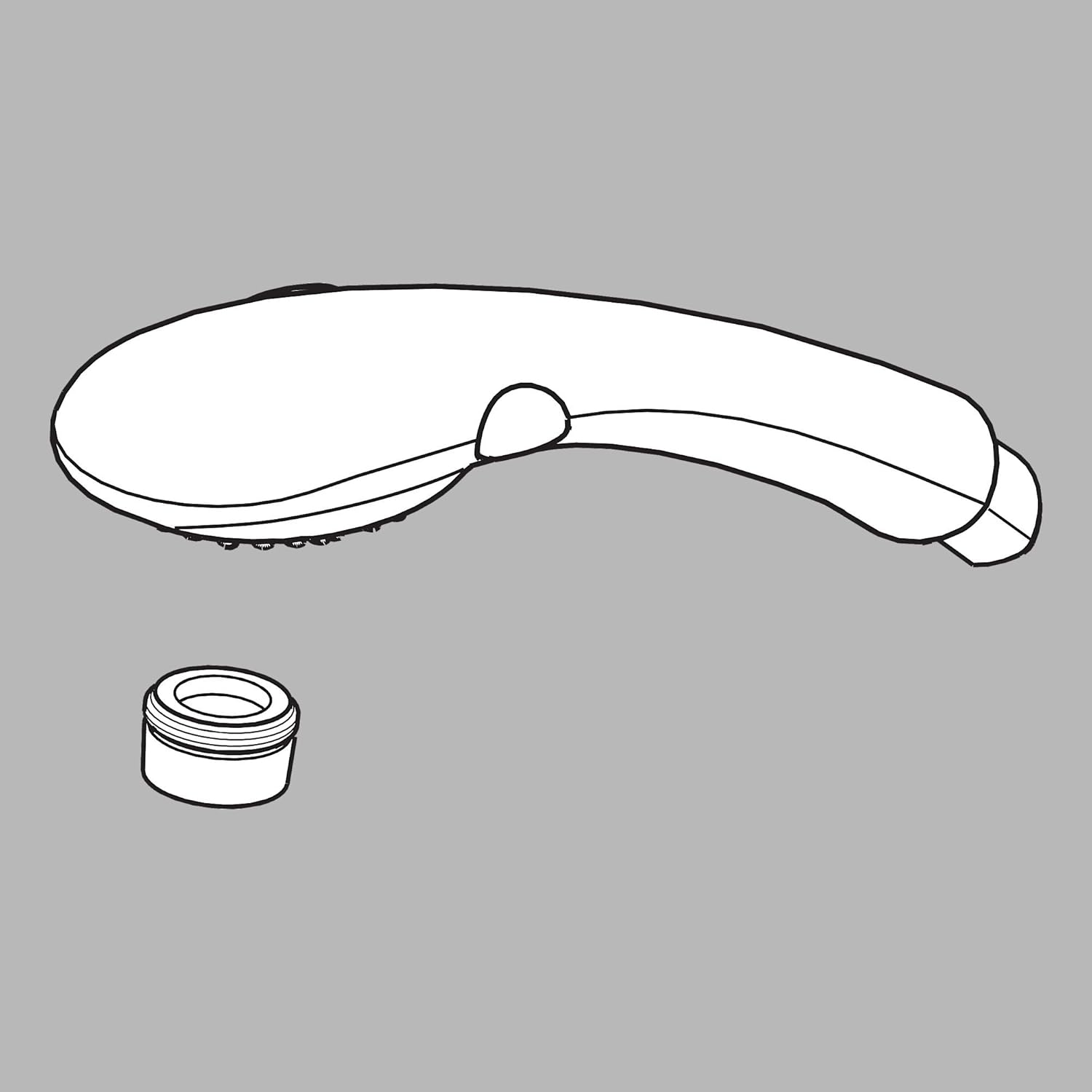 Delta Faucet RP38643SS Saxony Pull-out Wand Assembly, Stainless ...