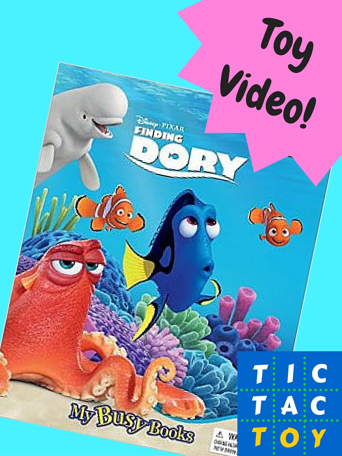 Watch Disney Finding Dory My Busy Books Toy Video Review | Prime Video