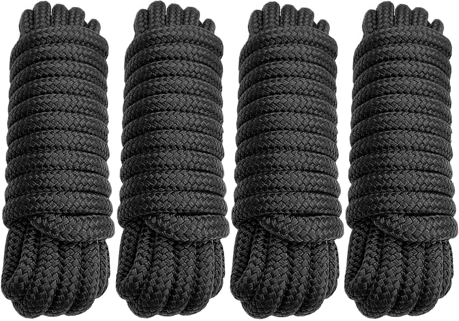 Mua Dock Lines 4 Pack 5/8" x 20' Double Braided Nylon Boat Dock Lines ...