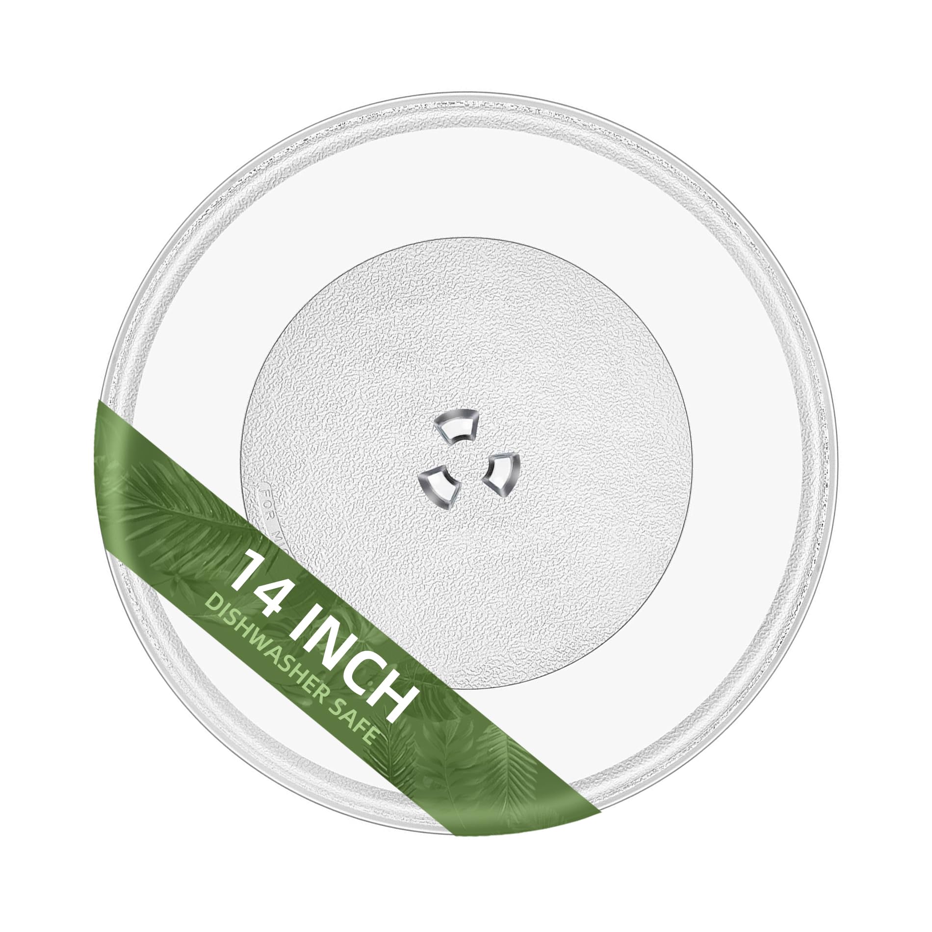 Gemroom 14" Microwave Glass Plate for GE Microwave Plate WB48X35496, 14 ...