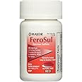 Amazon.com: Major FeroSul Ferrous Sulfate 325mg, 100 Iron Supplement ...
