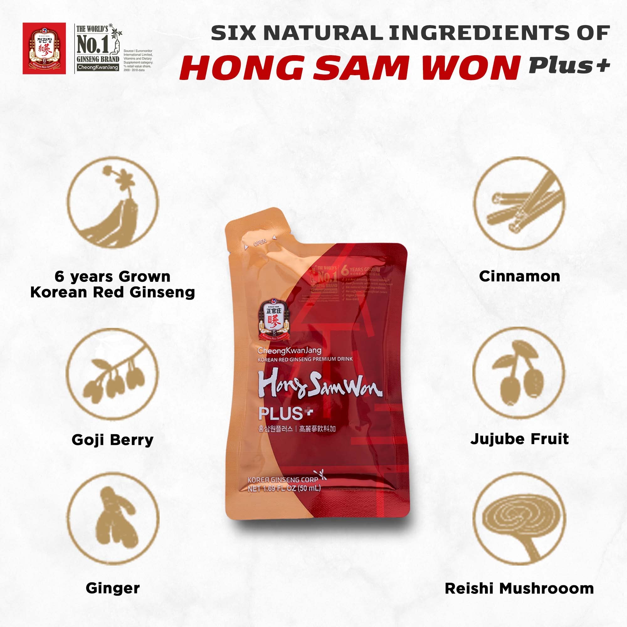 Mua CheongKwanJang [Hong Sam Won Plus - Korean Red Ginseng Drink Korean ...