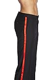CONCITOR Men's TUXEDO Pants Flat Front with BLACK Satin Band WHITE ...