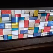 Fablon 67.5 cm x 2 m Roll Mondrian Self Adhesive Window Film: Amazon.co ...