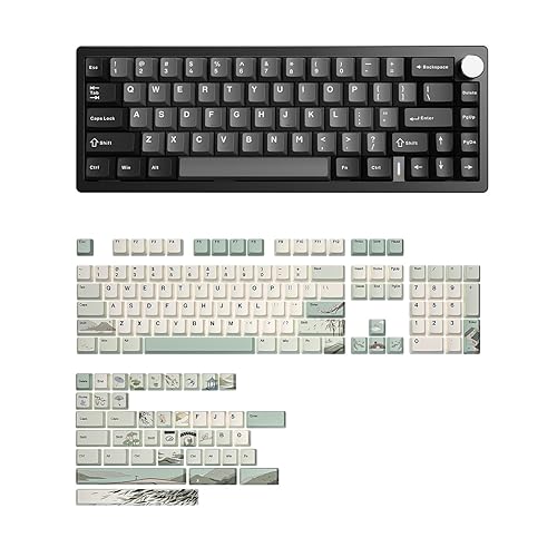 YUNZII AL68 Wireless Mechanical Keyboard (Black, Milk V2),Spring Tea ...