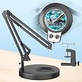 12X Magnifying Glass with Light Hands Free, 2025 New Upgrade Infinite ...