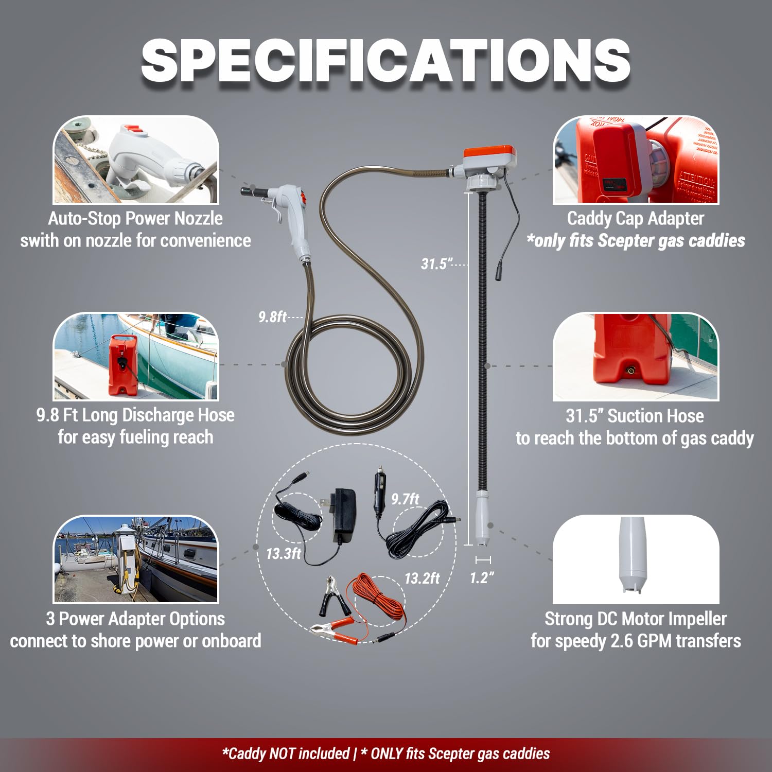 Mua Next Gen Automatic Gas Caddy Fuel Transfer Pump with Auto-Stop ...