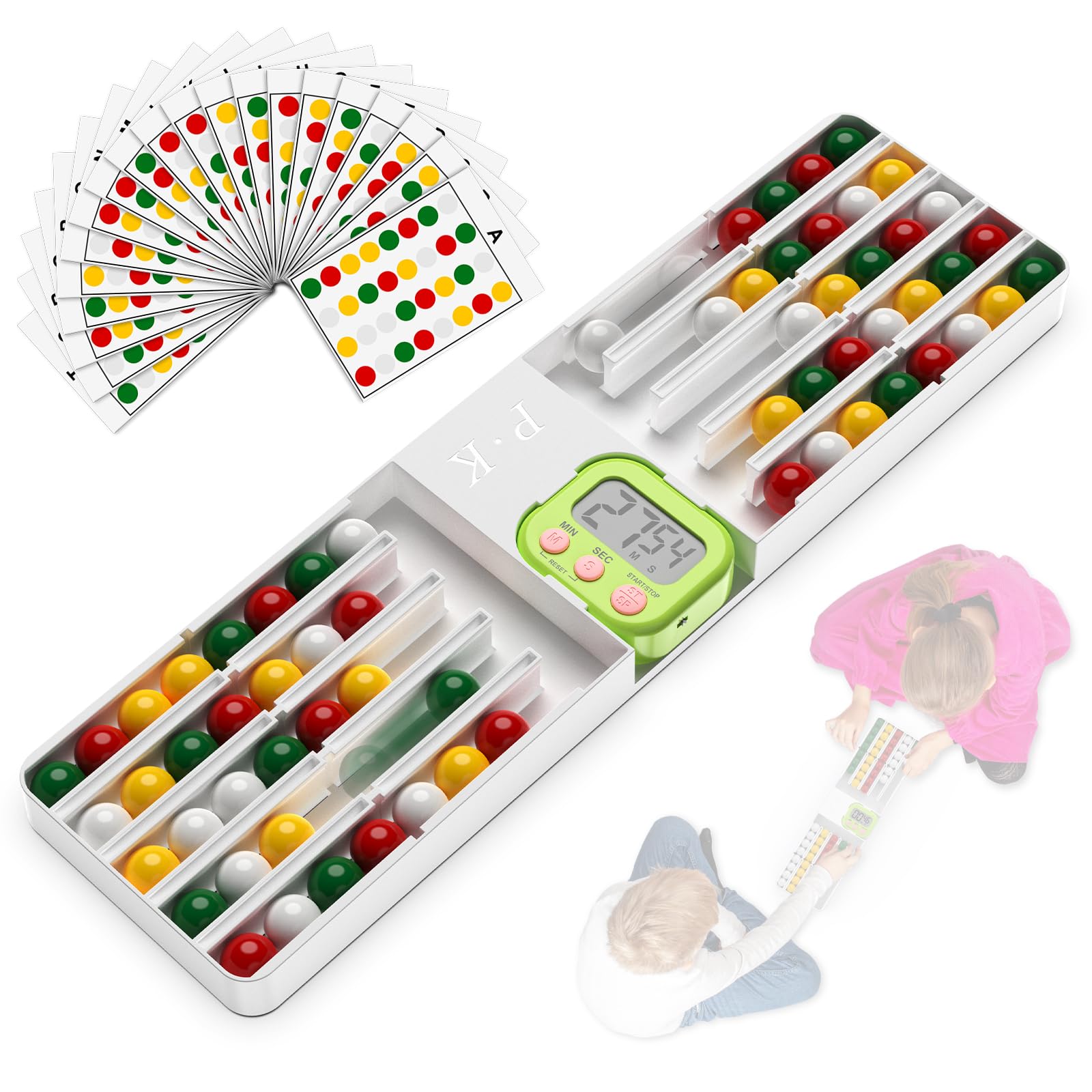 Dufvrpe Montessori Ocean Ball Game - Interactive Color Sorting Sensory ...