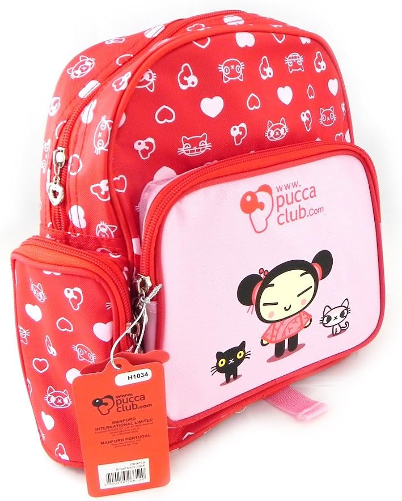 Backpack"Pucca" cats.: Amazon.co.uk: Clothing