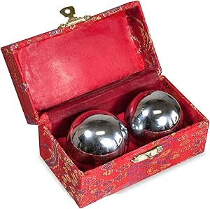 Amazon.com: JapanBargain 3297, Baoding Balls Chinese Hand Therapy Ball ...