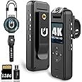 Amazon.com : 【Upgraded】4K Body Camera with Audio & Video Recording ...