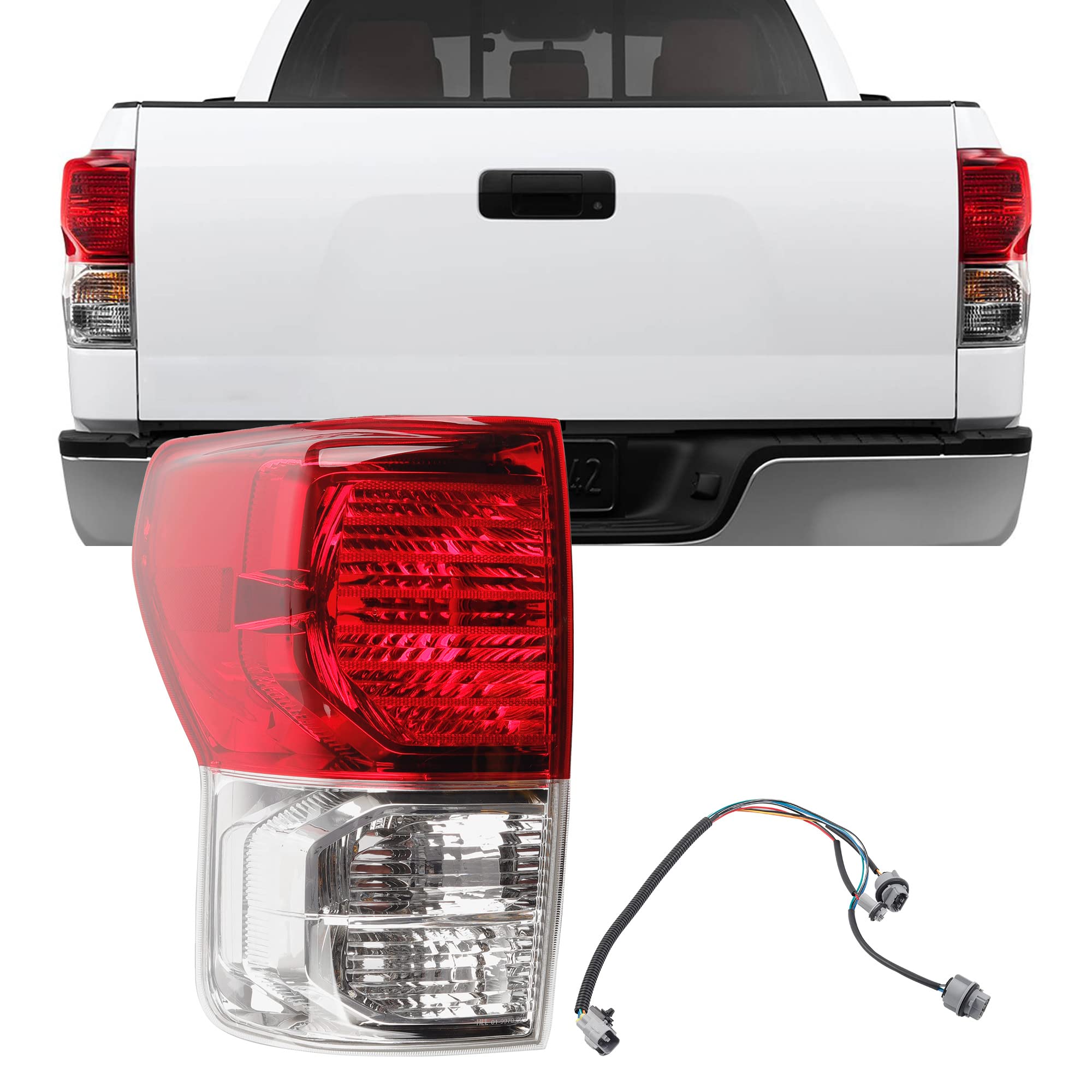 Dasbecan Left Rear Tail Lights Brake Lamps Assembly Compatible with ...