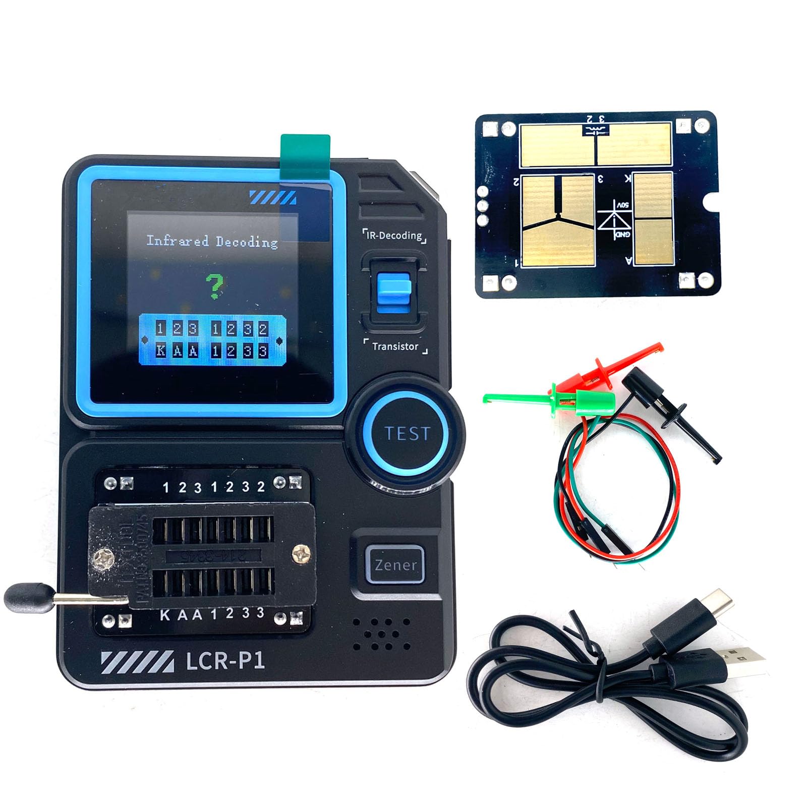 Mua LCR-P1 Transistor Tester Triode Diode Capacimeter Resistance LCR ...