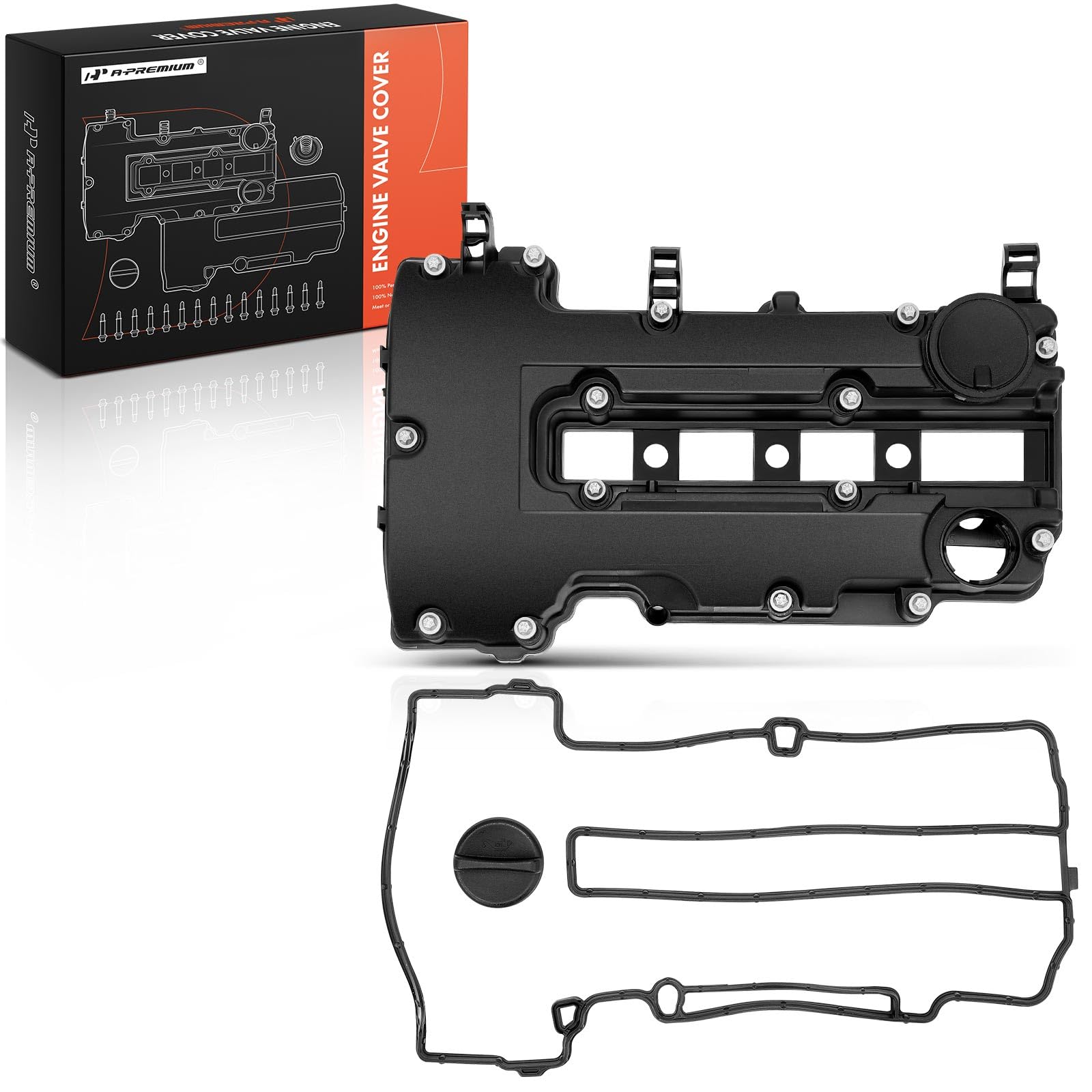 A-Premium 1.4L Turbo Engine Valve Cover, with Gasket & Bolts & Cap ...