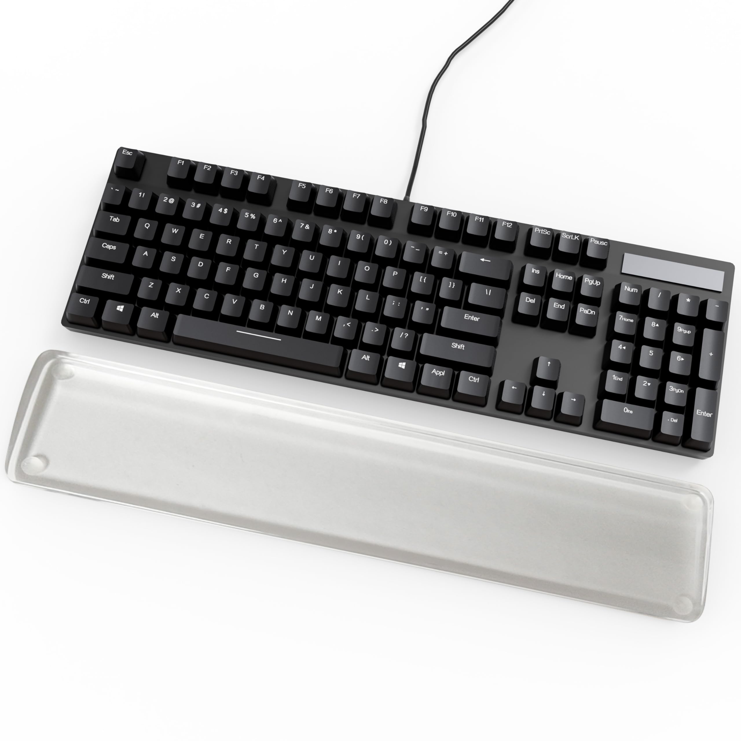 Acrylic Keyboard Wrist Rest, Full Size Clear Wrist Rest for Computer ...