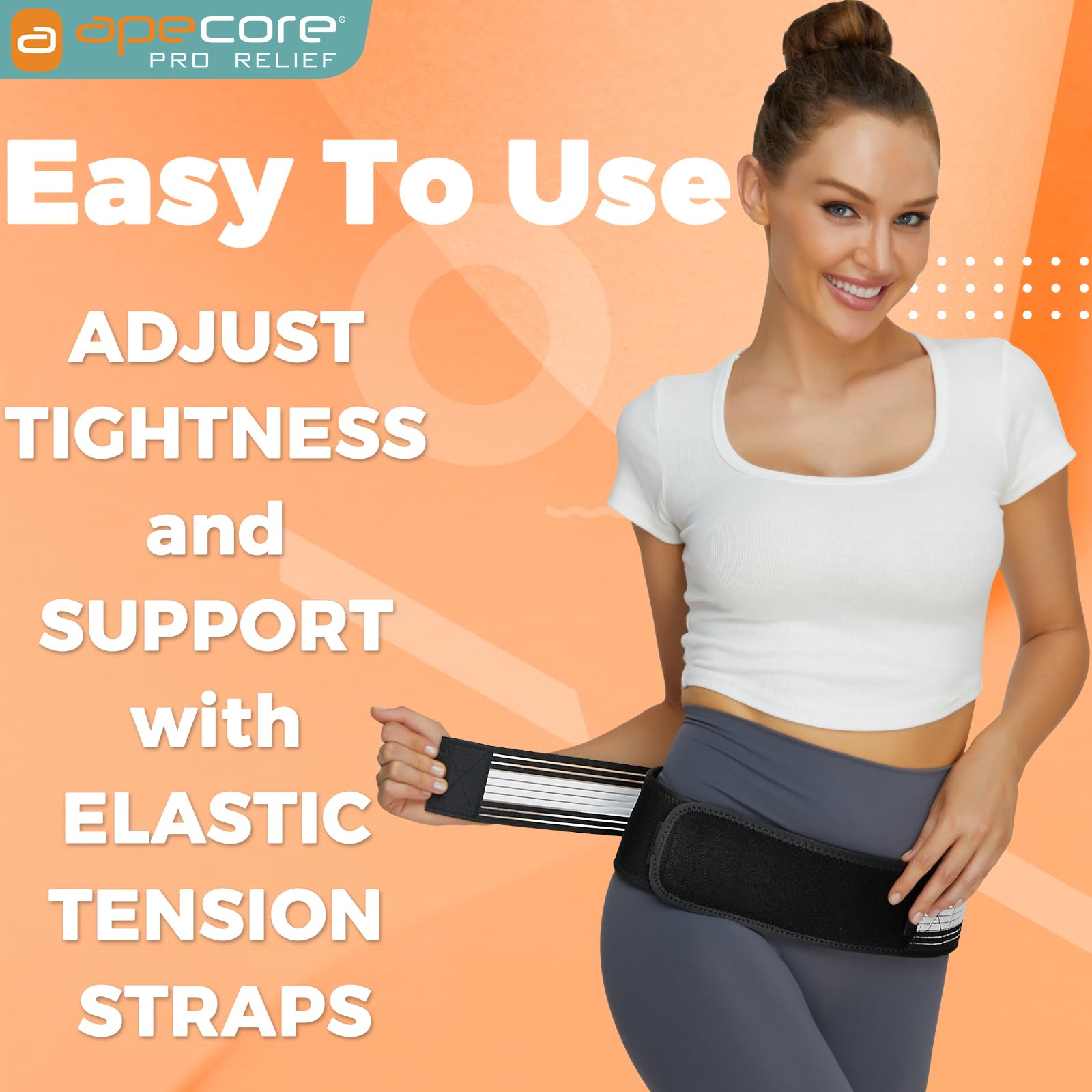 Mua Sacroiliac SI Joint Hip Belt - Lower Back Support Brace for Women ...