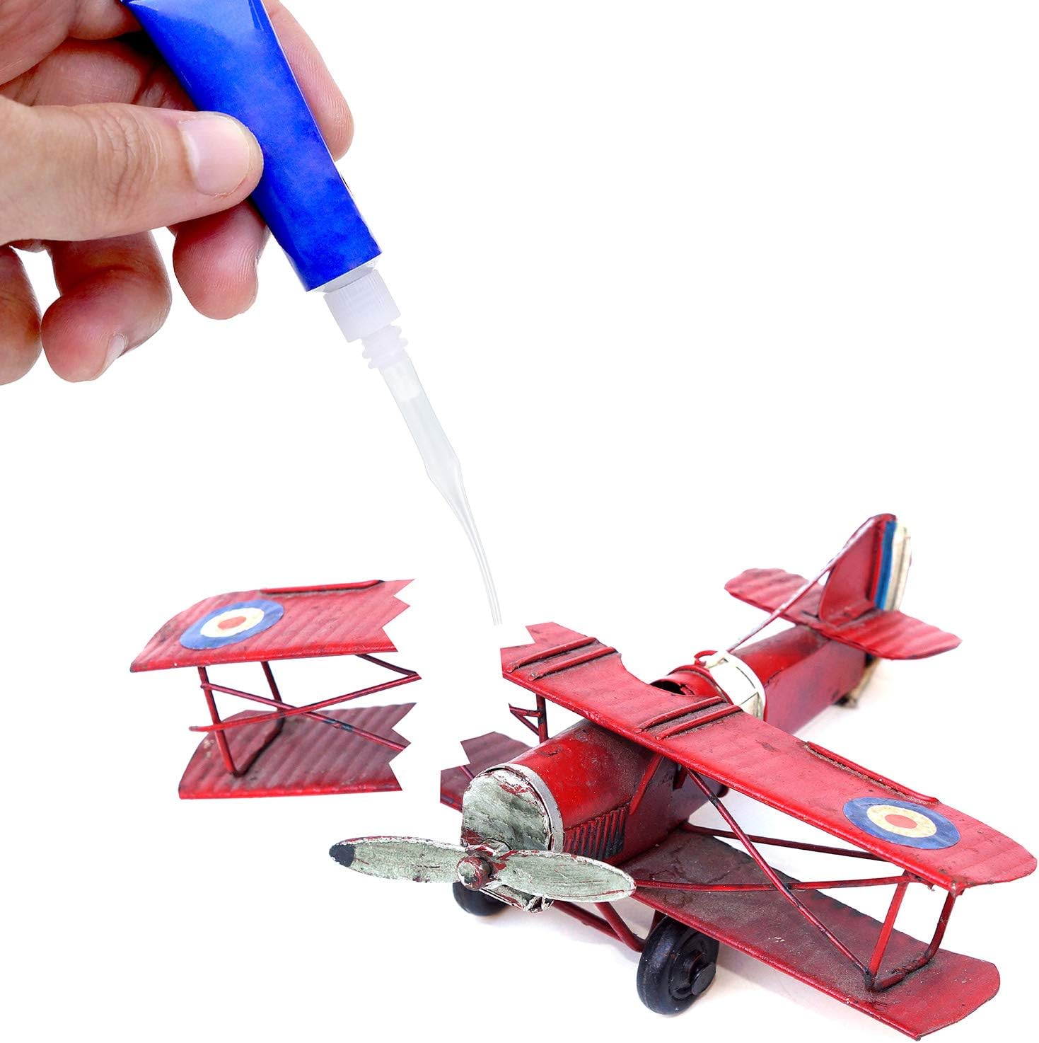 200 Pieces Glue Micro-Tips Plastic Glue Bottle Tips Glue Extender ...