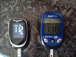 Amazon.com: ReliOn Prime Blood Glucose Monitoring System: Health ...