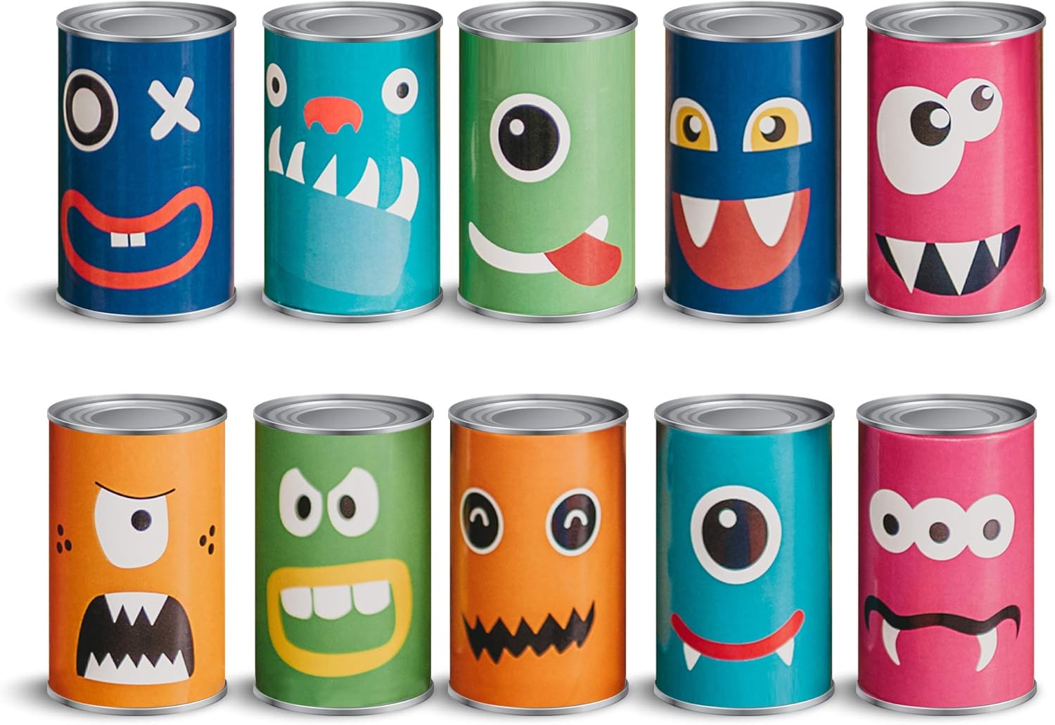 Hillington Bean Bag Can Toss Game with 10 Sealed Cans and 3 Beanbags ...