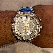 Amazon.com: Invicta Men's Bolt Quartz Watch with Two-Tone-Stainless ...