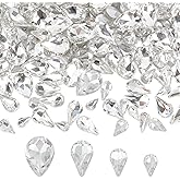 Amazon.com: FINGERINSPIRE 94 Pcs Pointed Back Rhinestone 6 Sizes Glass ...
