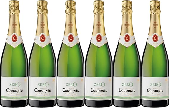 Codorniu Zero Alcohol Free Sparkling Wine Non Vintage, 75 cl (Case of 6 ...