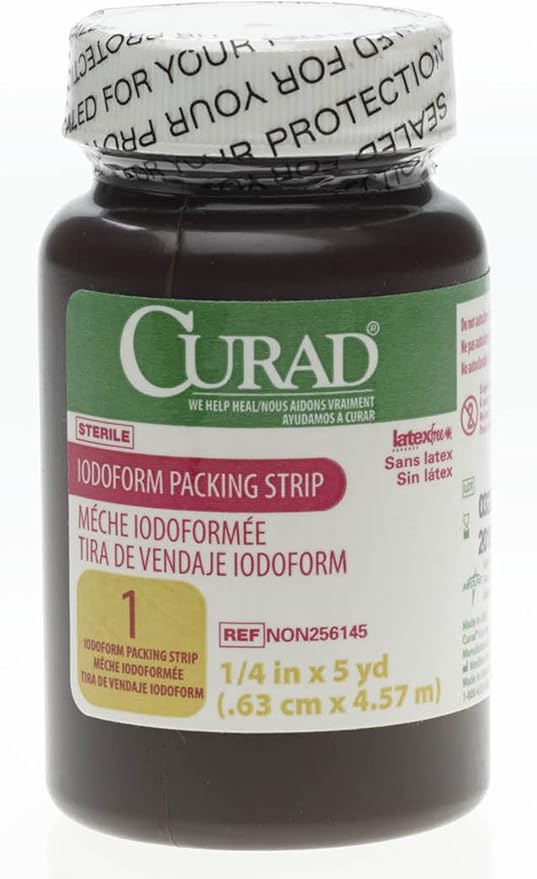 Amazon.com: Iodoform Gauze Packing Strip, 1"x5yd: Health & Personal Care