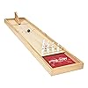 GoSports Mini Wooden Tabletop Bowling Game Set for Kids & Adults ...