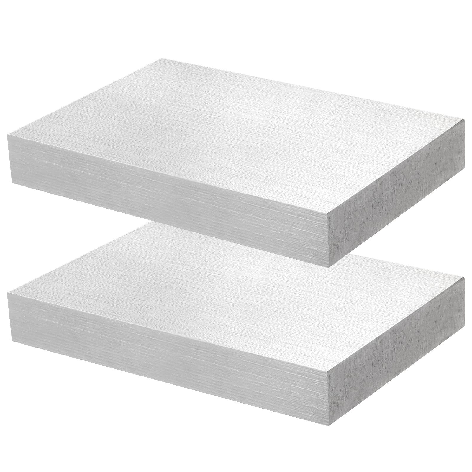 PINGEUI 2 PCS 6 x 4 x 4/5 Inch Steel Bench Block, Wire Hardening and ...