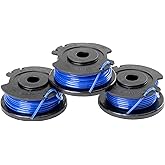Amazon.com : Greenworks 0.065" Single Line Auto-Feed String Trimmer Spools (6-Pack ...