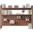 Amazon.com: FPIGSHS Wood and MDF Computer Desk Bookcase, Countertop ...