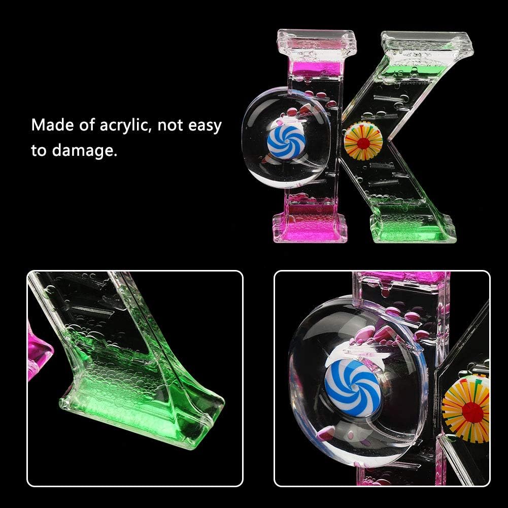 HEEPDD Liquid Motion Timer, Dual Color Oil Timer OK Shape Liquid Motion ...