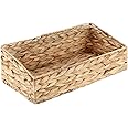 Amazon.com: YAHUAN Hand Woven Water Hyacinth Baskets for Organizing ...