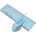 Amazon.com: Basaltech Mechanical Gaming Keyboard and Mouse Combo, Retro ...