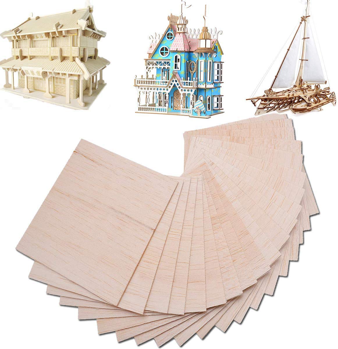 Mua Balsa Wood Panels Wood Panels Model Making Crafts Model Wooden ...