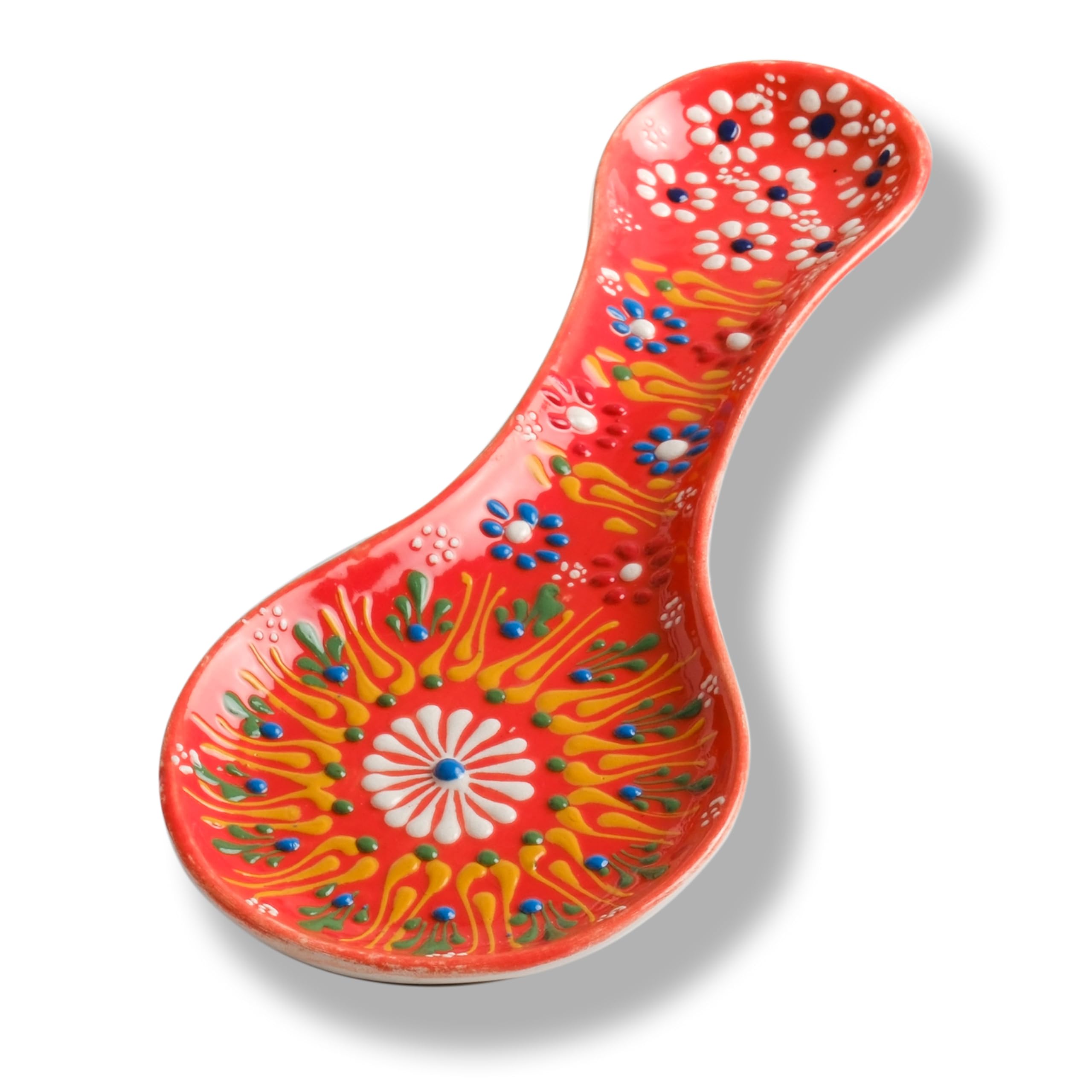 Handmade Spoon Rest, Ceramic Spoon Rest for Stove Top, 10" Spoon Rest ...