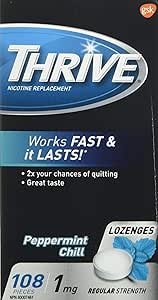 Thrive Nicotine Lozenges, 1mg: Amazon.ca: Health & Personal Care