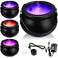 Amazon.com: Halloween Mist Maker Fogger 8" Black Witch Cauldron Fog ...