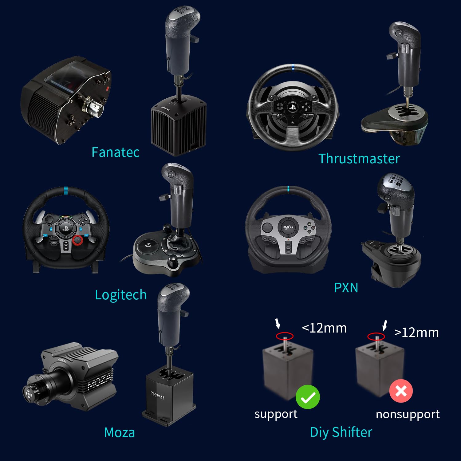 Mua HCXLELD SimWayTech USB Truck Simulator Shifter Knob for ATS & ETS2 ...