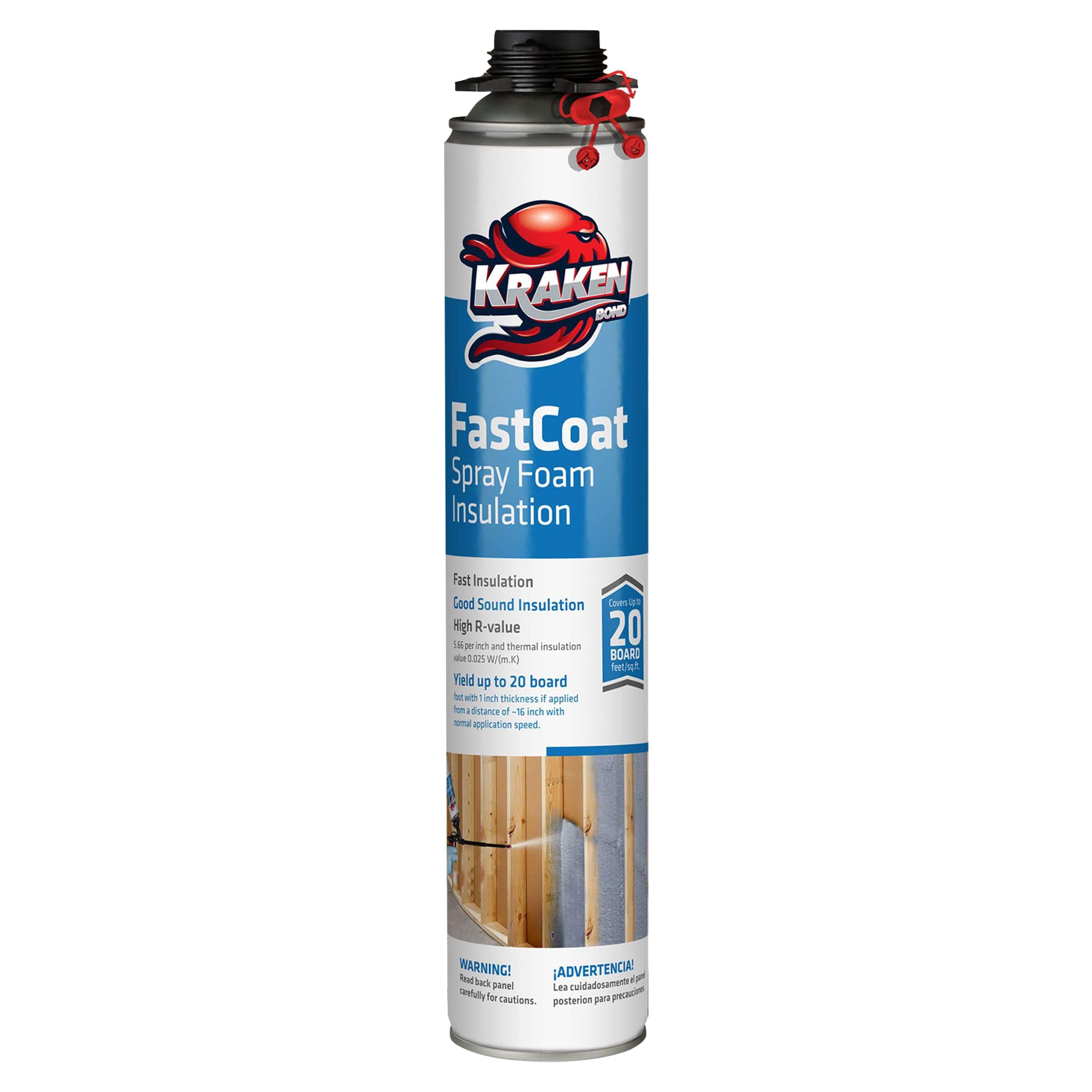 Mua Kraken Bond Fastcoat Spray Foam Insulation - Closed Cell Foam Spray Polyurethane Spray Foam ...