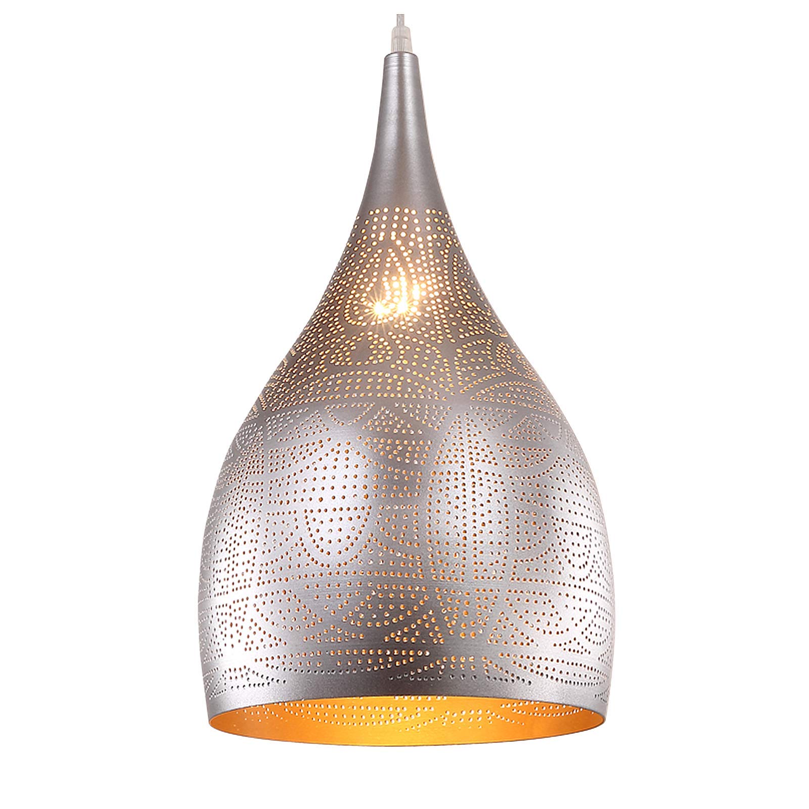 Buy CoolBag Vintage Chandelier, Turkish Lamp Moroccan Etching Pendant ...