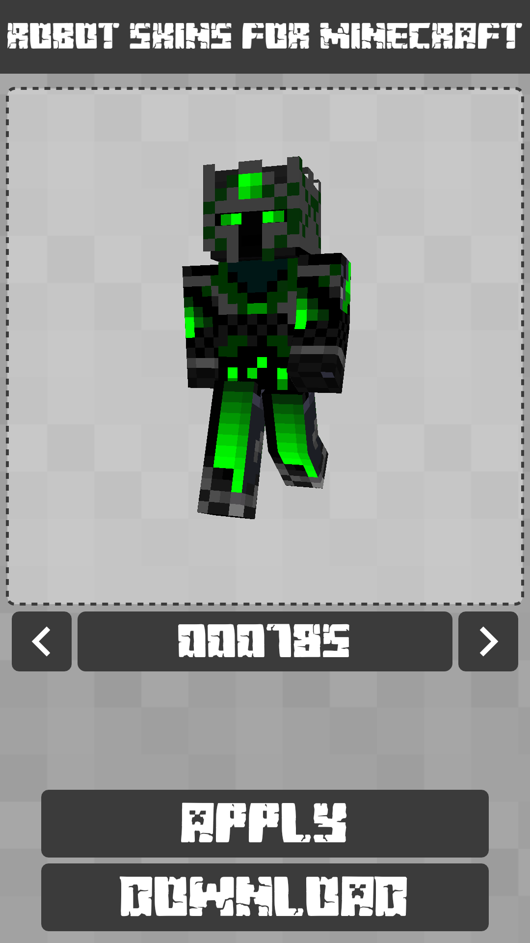 Amazon.com: Robot Skins for Minecraft PE : Apps & Games
