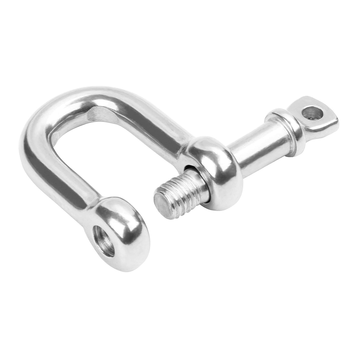 Belle Vous Stainless Steel M10 D Ring Screw Shackles with Pins (5 Pack ...
