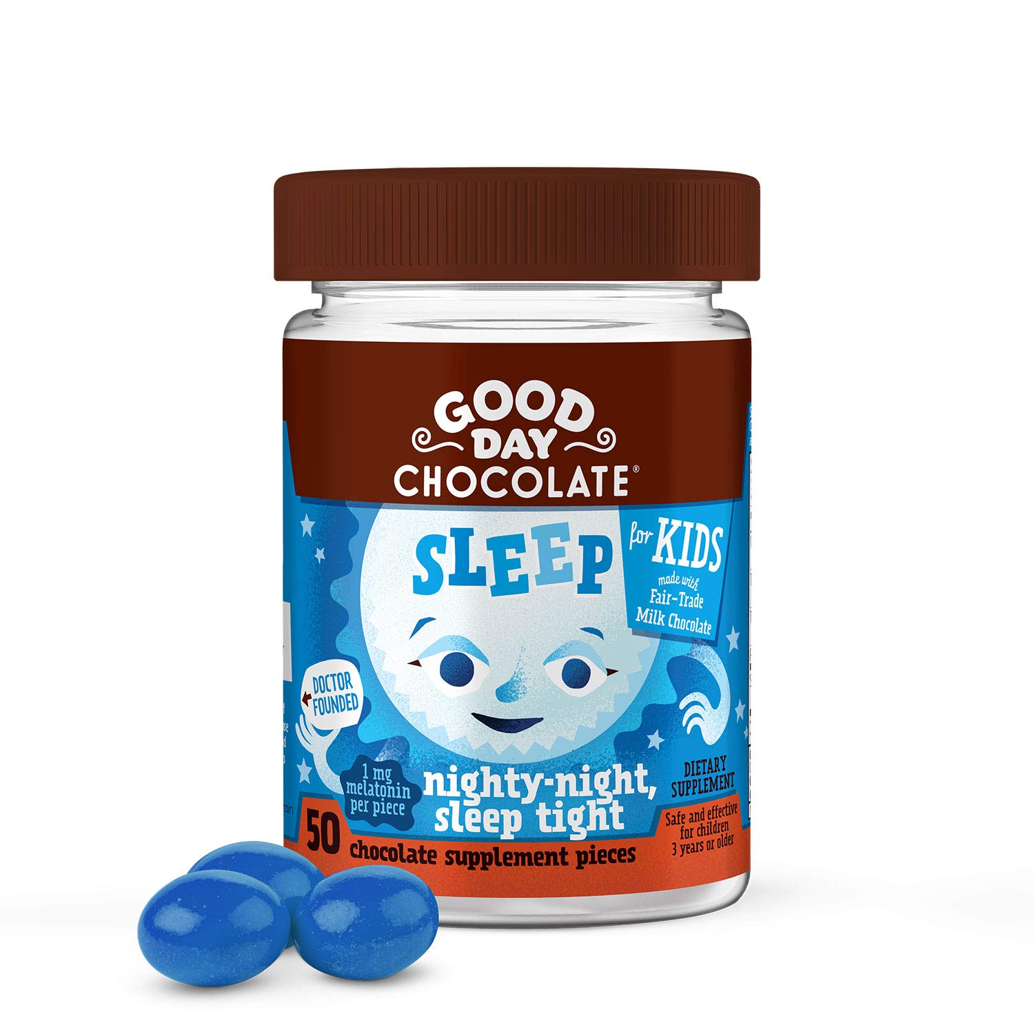 Amazon.com: Good Day Chocolate Natural Calming Supplements for Kids ...
