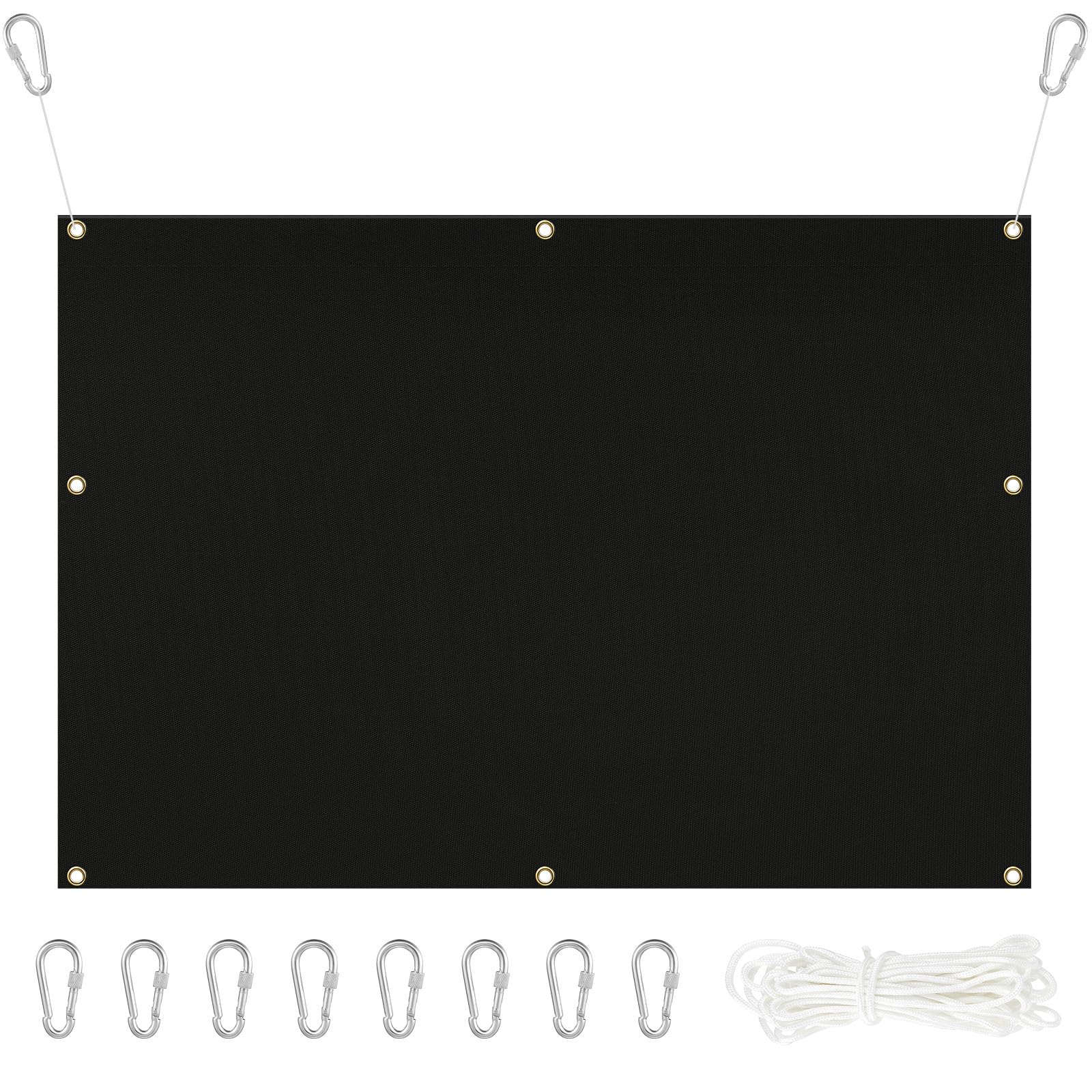 Silipull Archery Backstop Netting Heavy Duty with Rope and Hooks ...